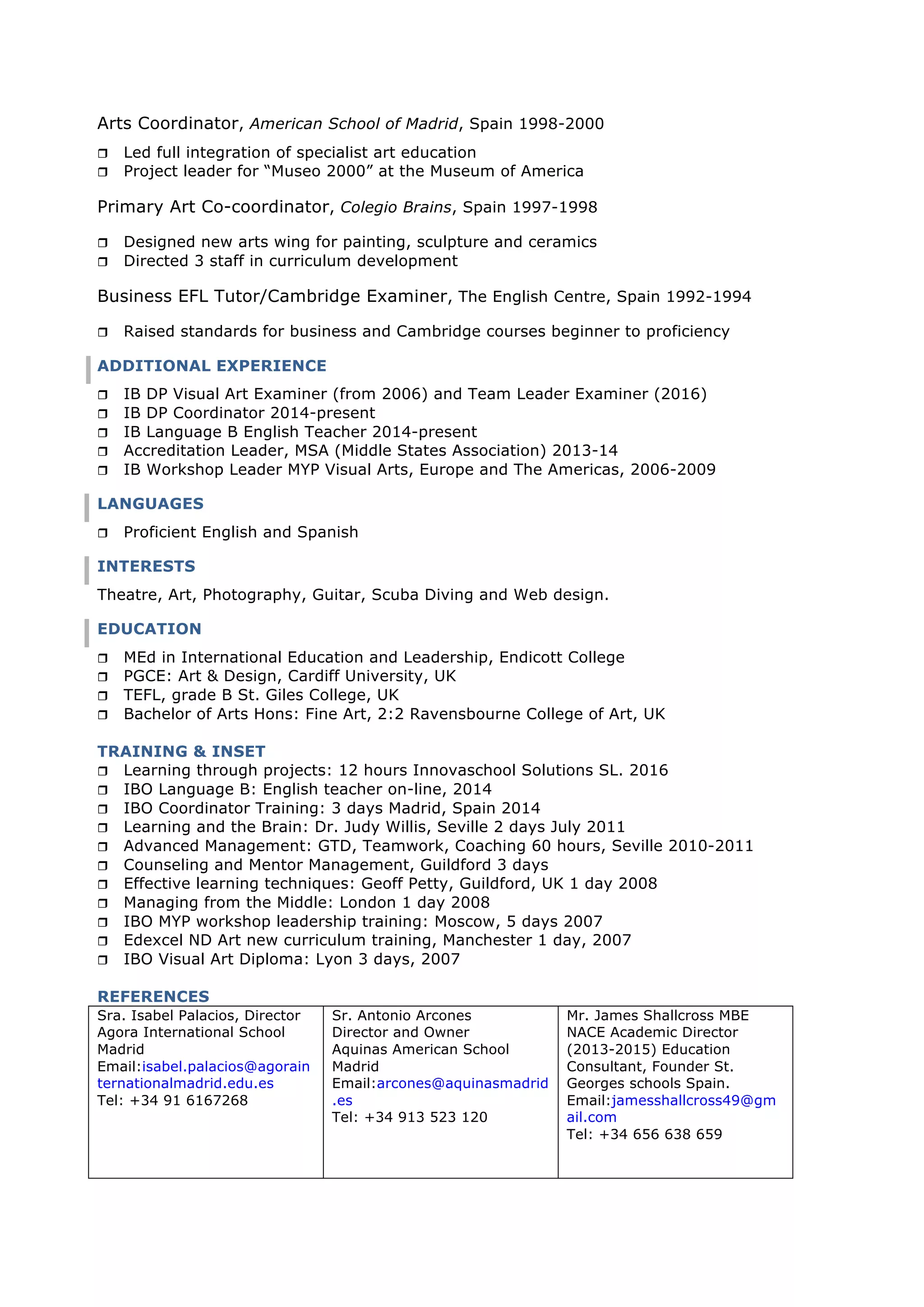 GregWilliamsCV2016v2 | PDF
