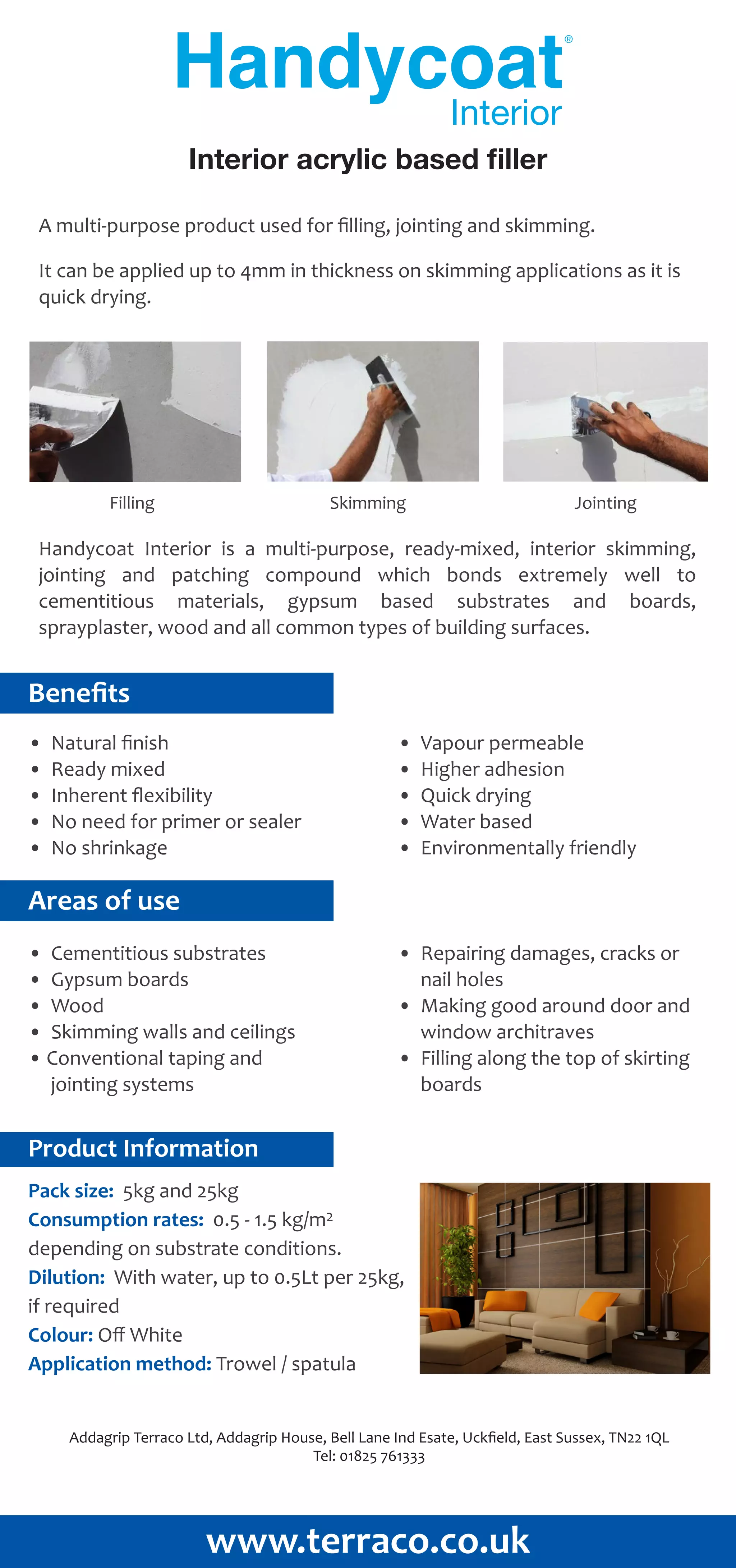 Handycoat Interior_DL size Flyer | PDF