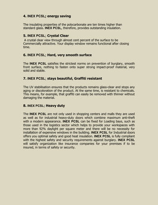 PC Rolling Shutter Specification | PDF
