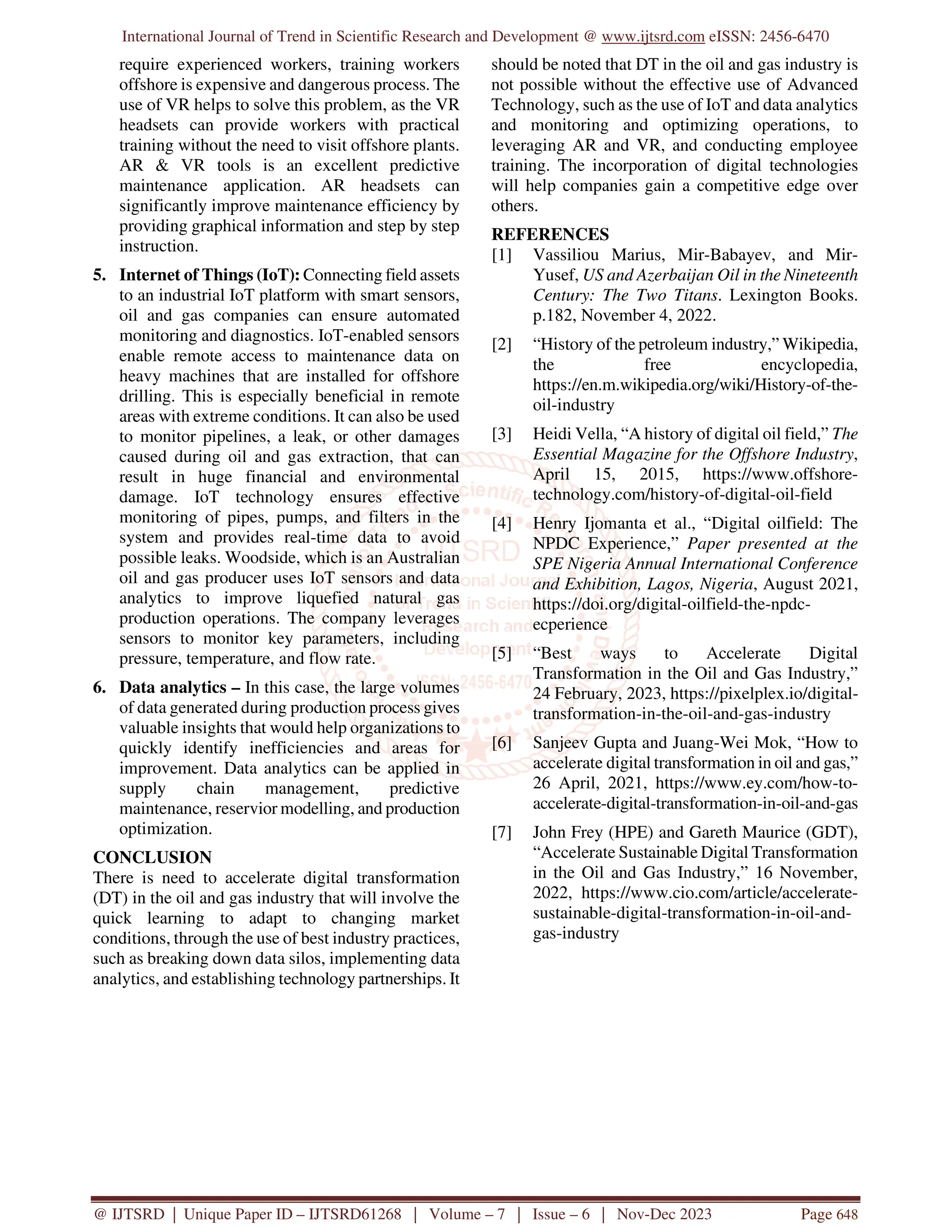 Digital Oil Field | PDF