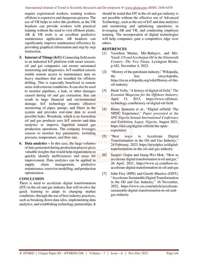 Digital Oil Field | PDF