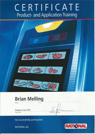 RATIONAL Product & Application Training | PDF