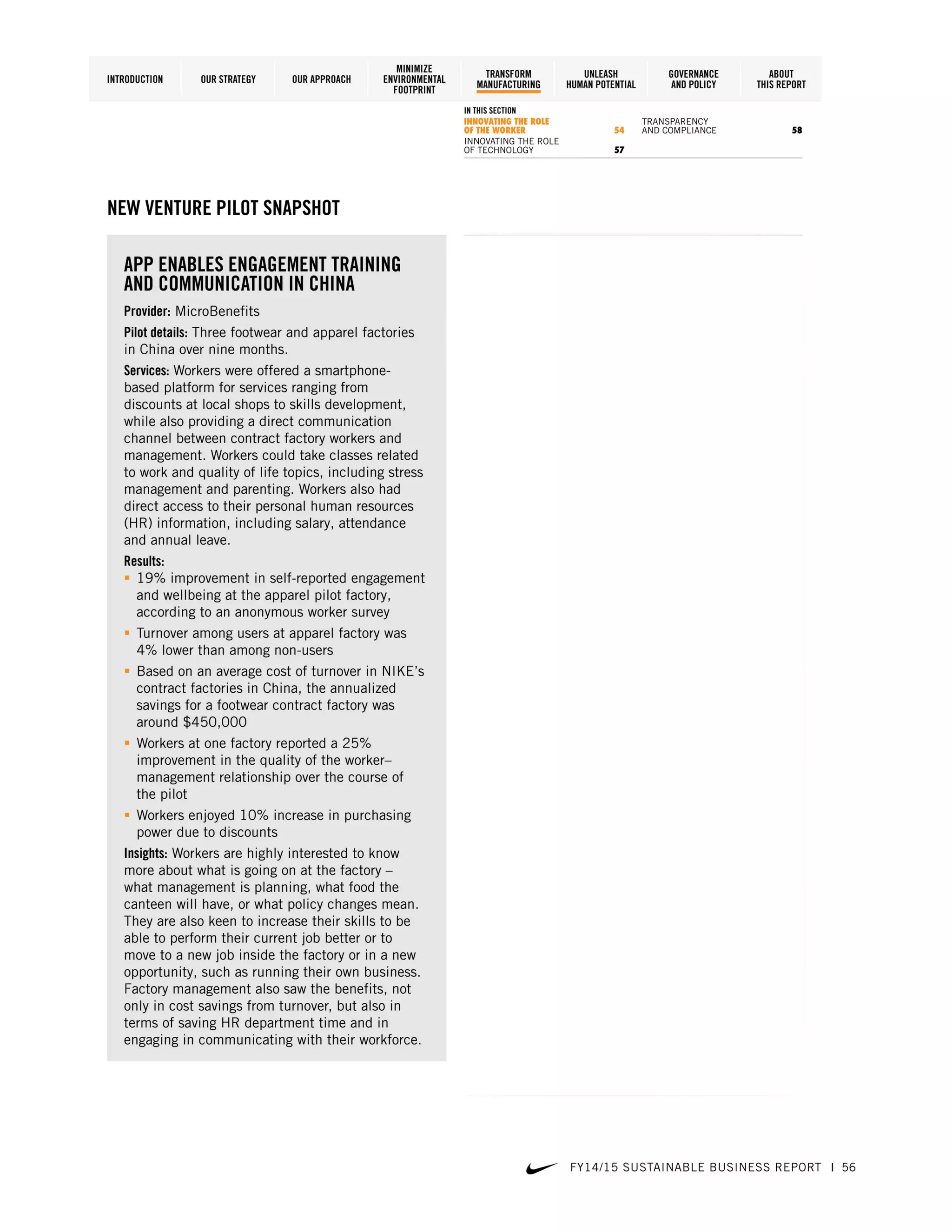 NIKE - MicroBenefits | PDF