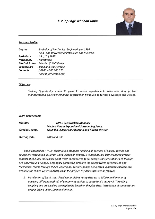 Brief_CV_Nahedh | PDF