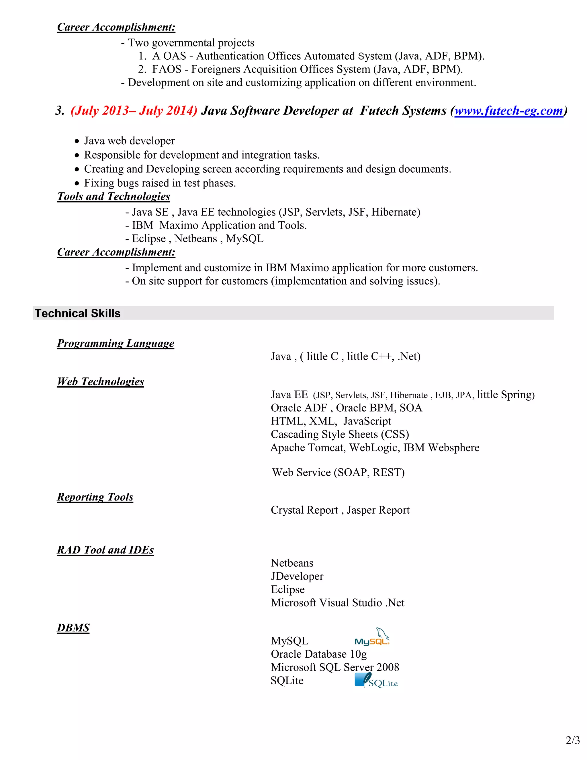 Mohamed Shokry_ADF Developer_3 | PDF | Programming Languages | Computing