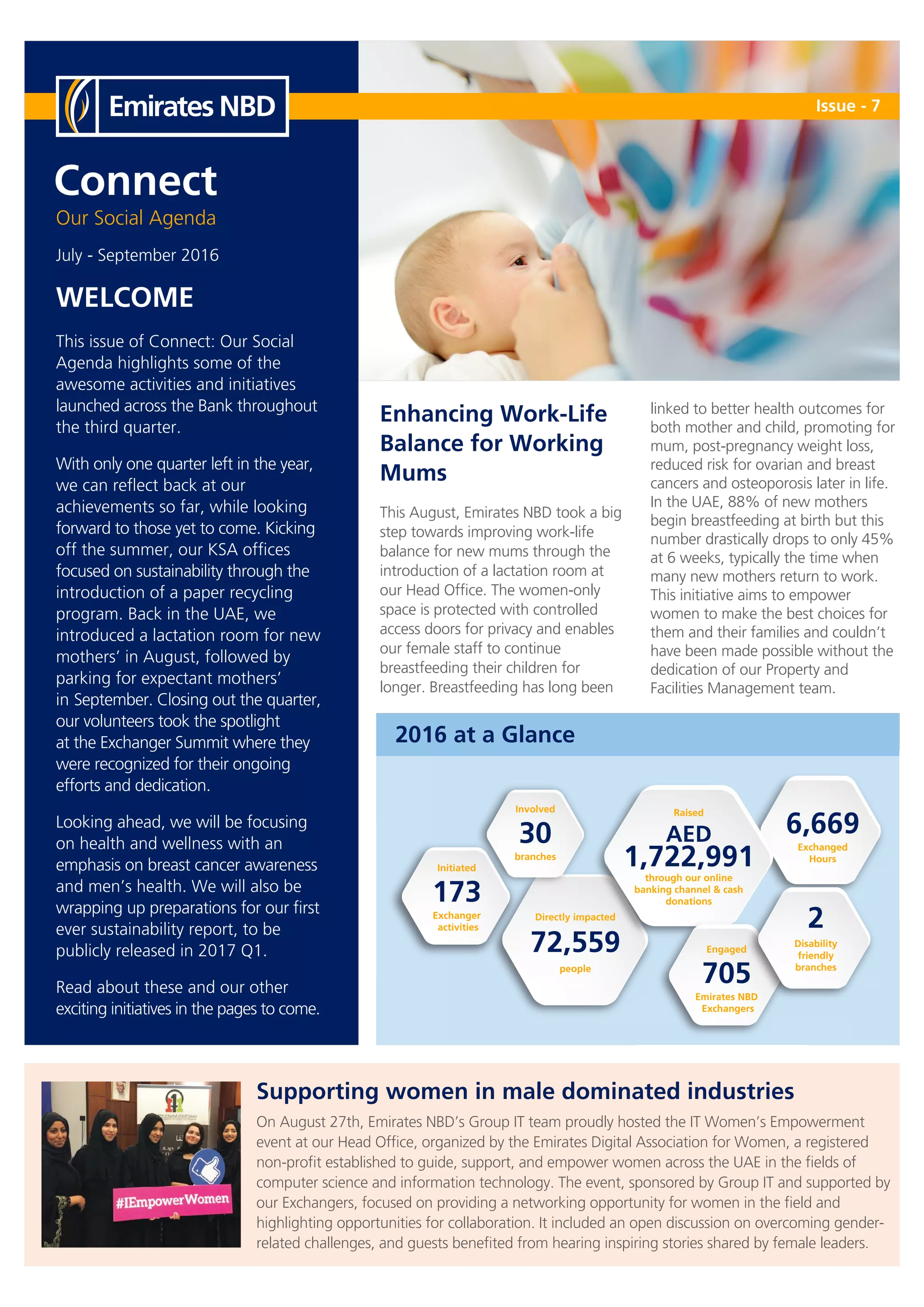 Emirates NBD's 2016 Q3 CSR Newsletter | PDF