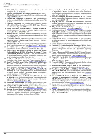 2009Microbial Contaminations of Laboratory Mice | PDF