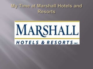 Marshall Presentation | PPT