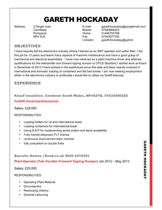 master cv january 2016 pdf 2 | PDF