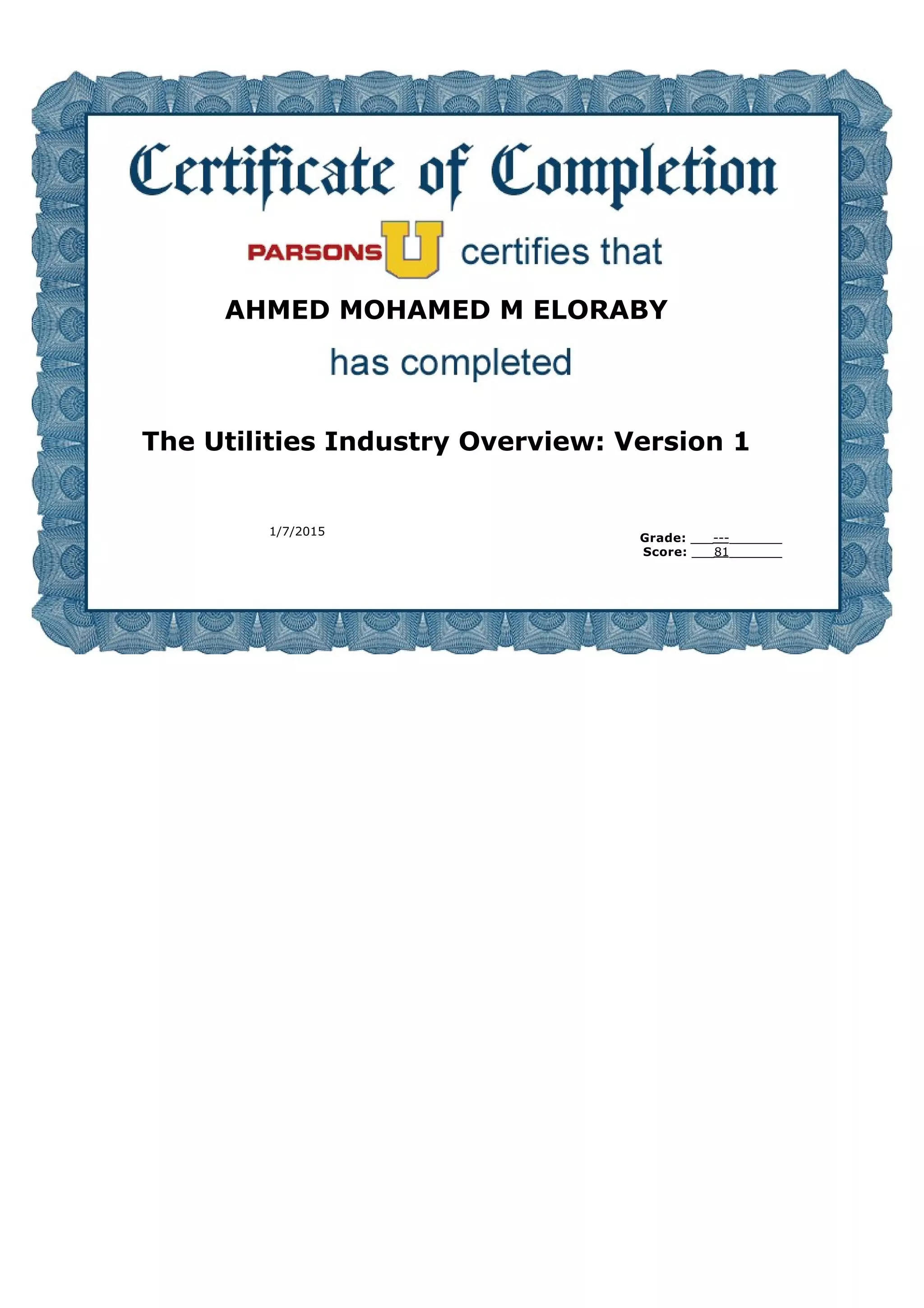 The Utilities Industry Overview | PDF