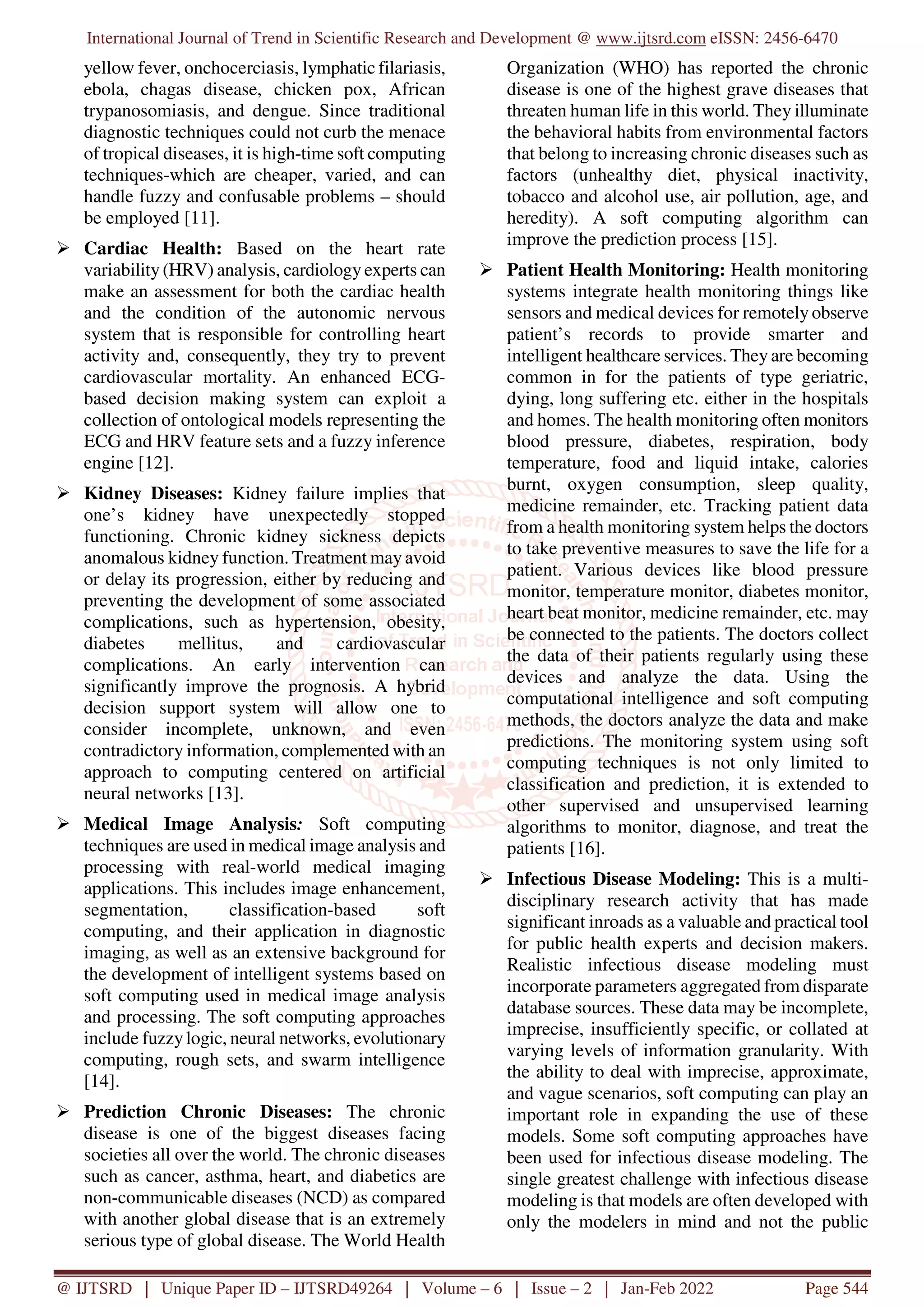 Essence of Soft Computing in Healthcare | PDF