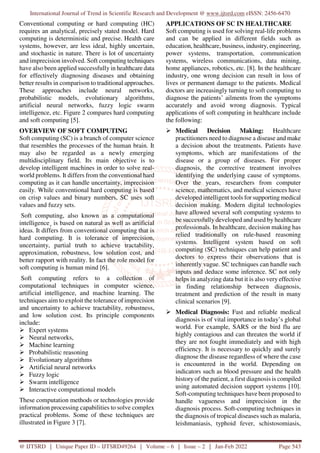 Essence of Soft Computing in Healthcare | PDF