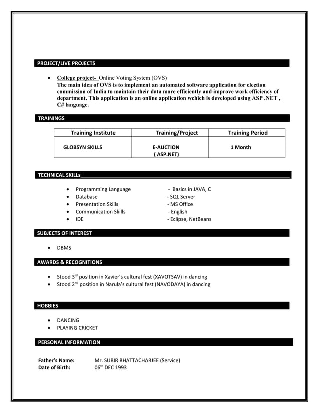 roni cv | DOC | Programming Languages | Computing