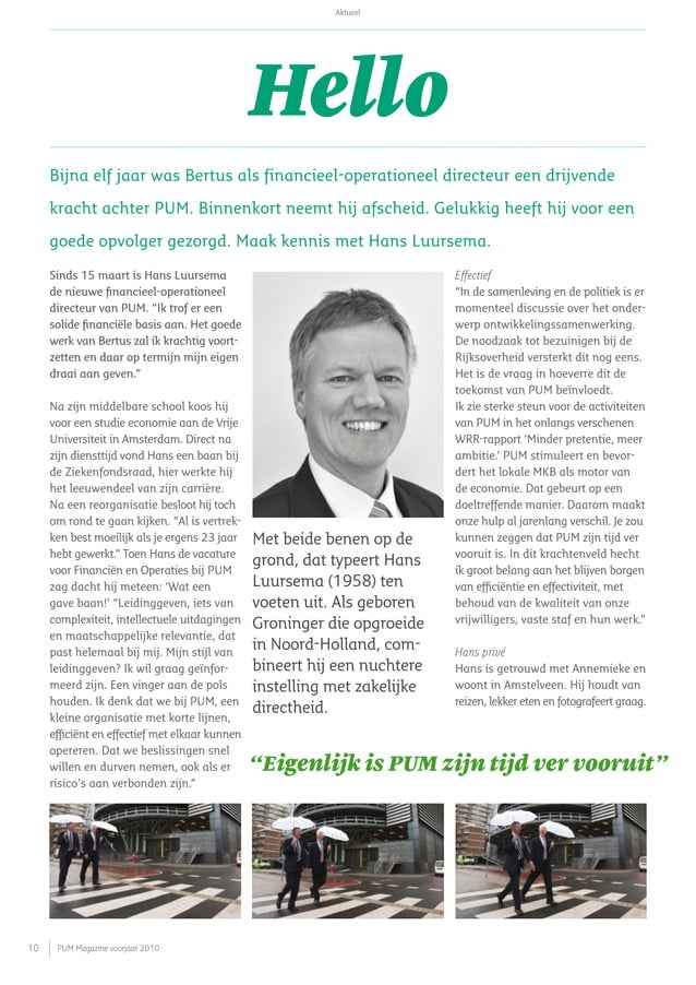 PUM_Magazine_Voorjaar_2010 | PDF