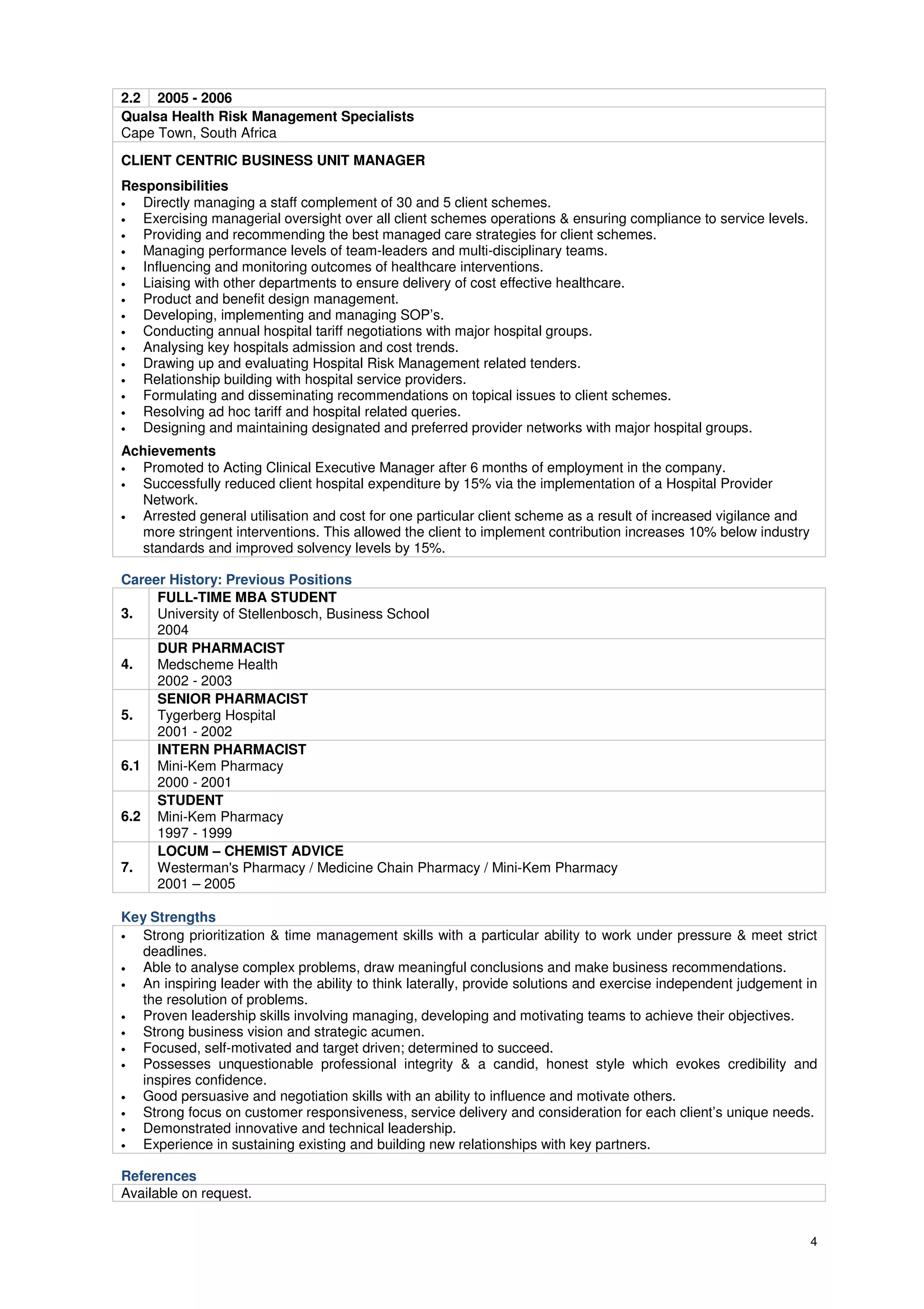 Shaun Allies CV | PDF
