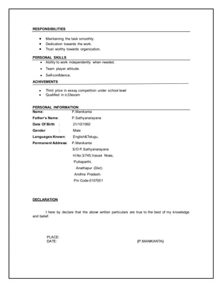mani resume | DOCX