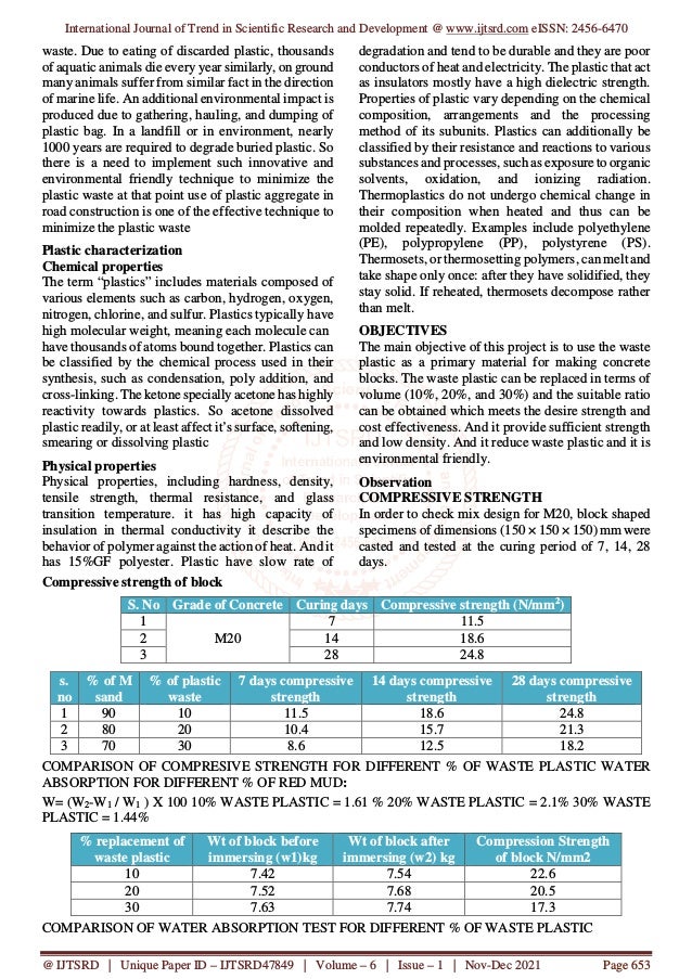 Investigation on Waste Plastic Sustainable Cellular Lightweight Concrete | PDF
