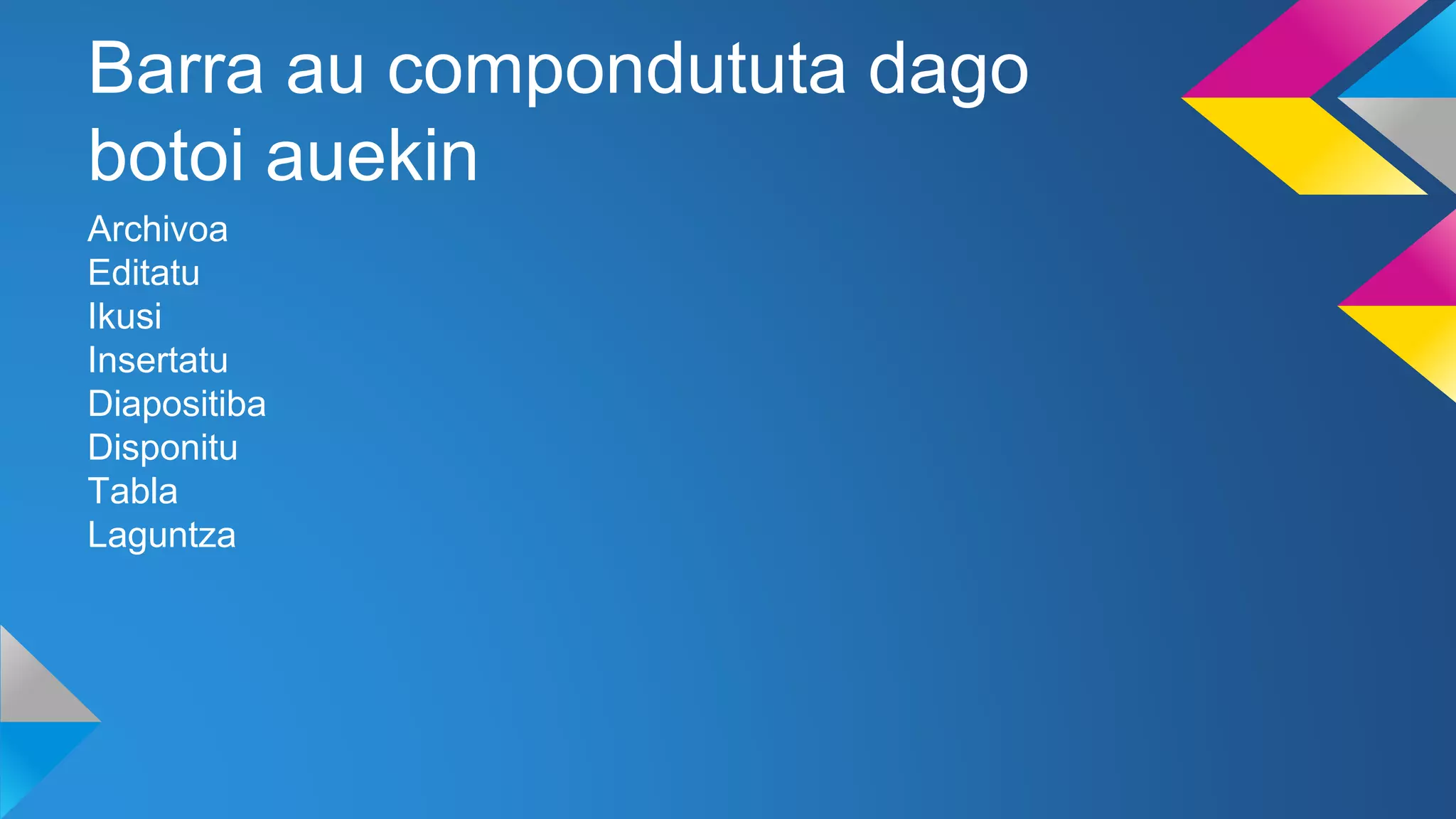 Presentacion google drive | PPTX