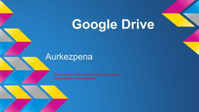 Presentacion google drive | PPT