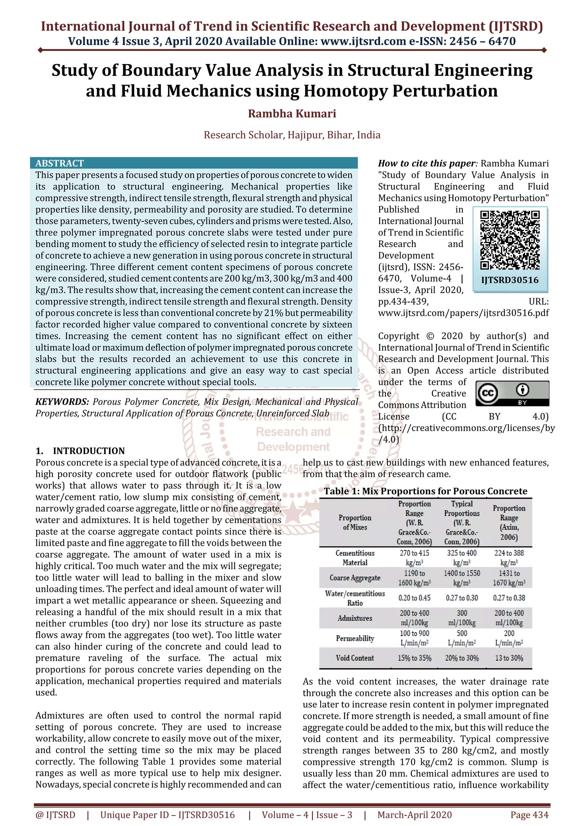 Study of Boundary Value Analysis in Structural Engineering and Fluid Mechanics using Homotopy ...