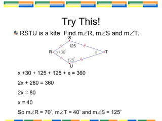 8_5 trapezoids-and-kites for 2d shapes .ppt