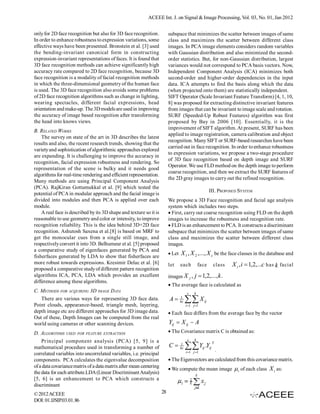 Depth-Image-based Facial Analysis between Age Groups and Recognition of 3D Faces | PDF ...