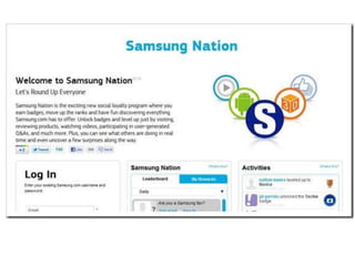 Samsung Nation - Gamification in customer engagement - Manu Melwin Joy ...