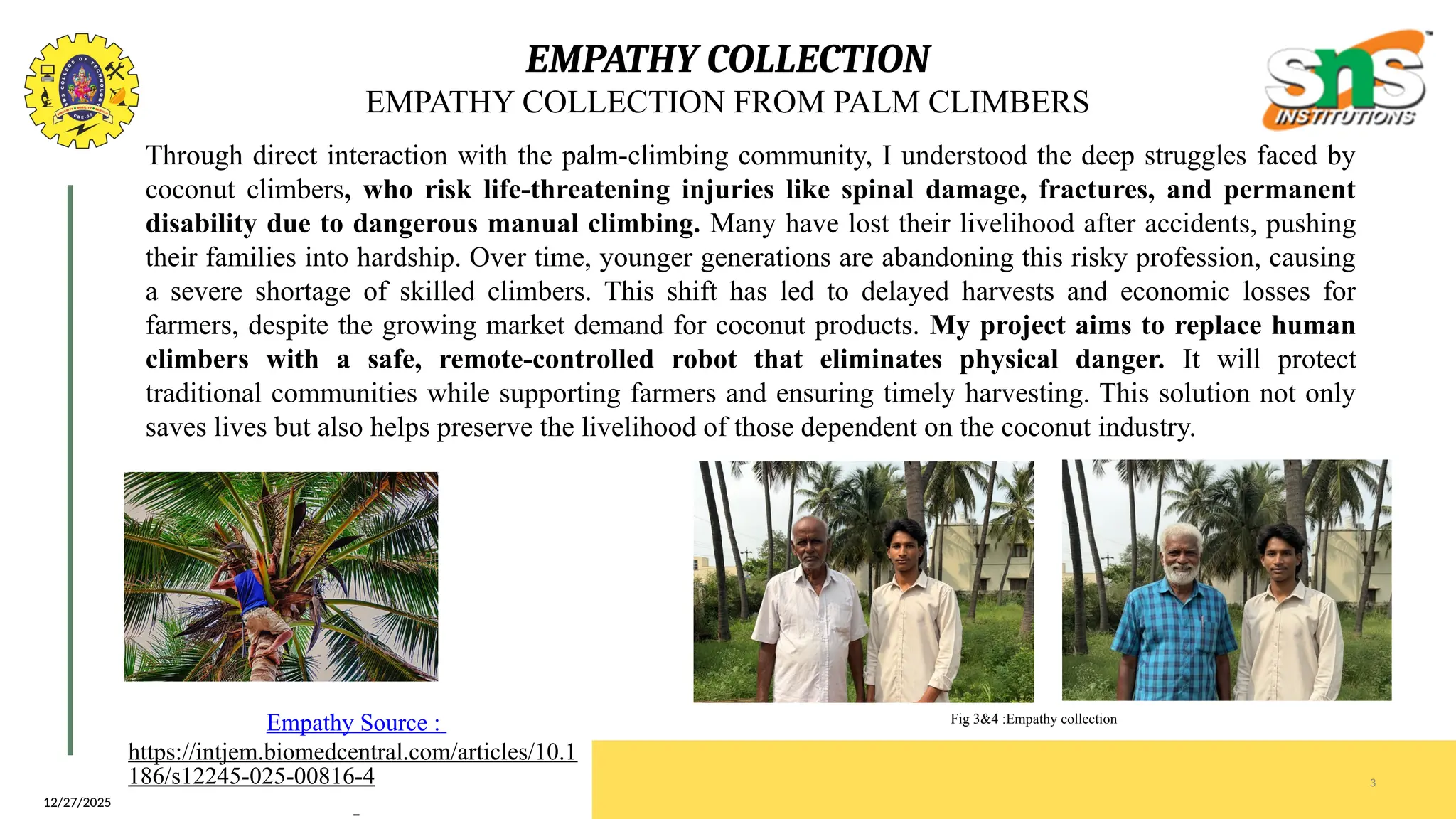 86 - AI-INTEGRATED COCONUT TREE CLIMBING AND HARVESTING ROBOT WITH ...