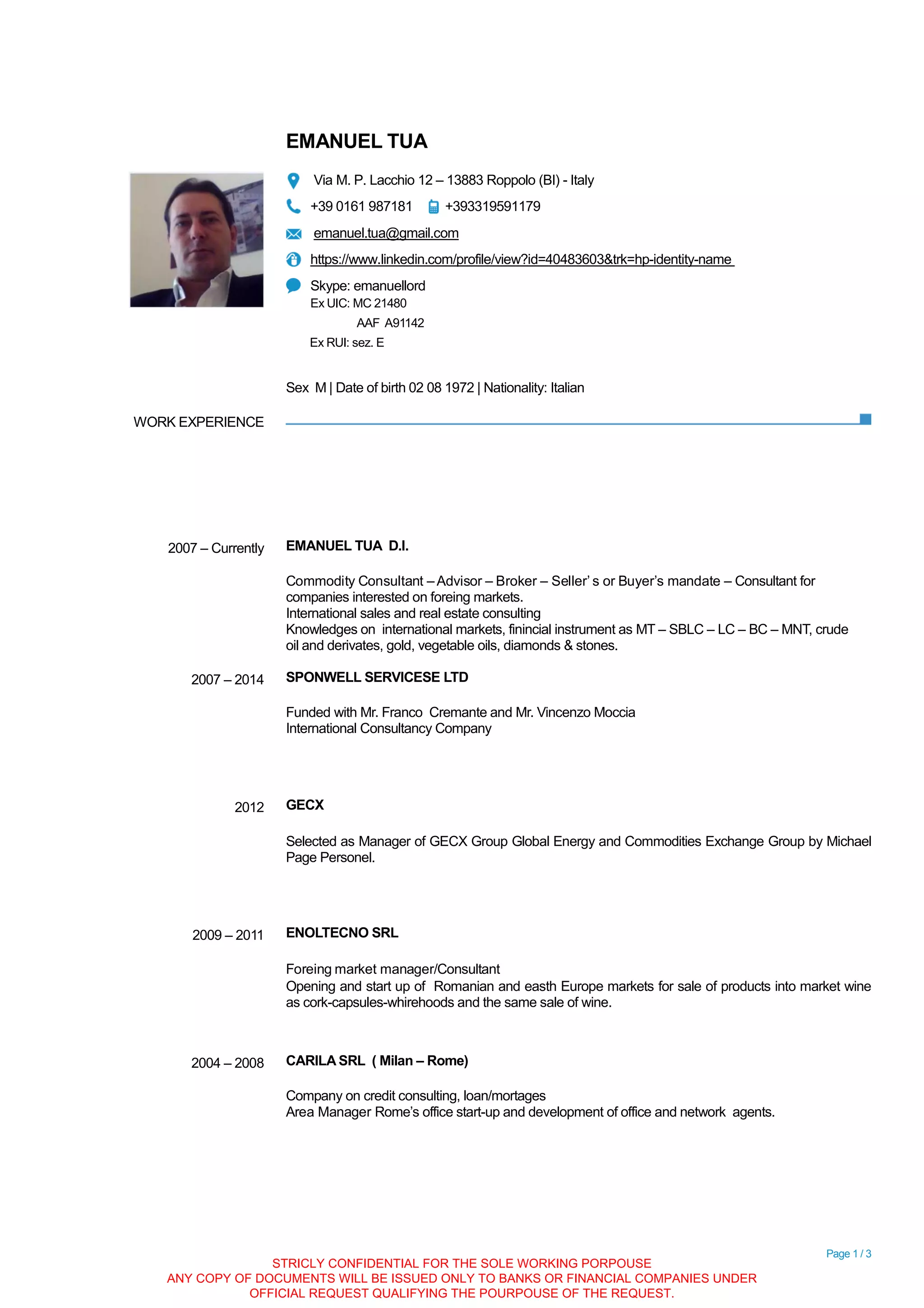 CVEMANUELTUA_ENG | PDF