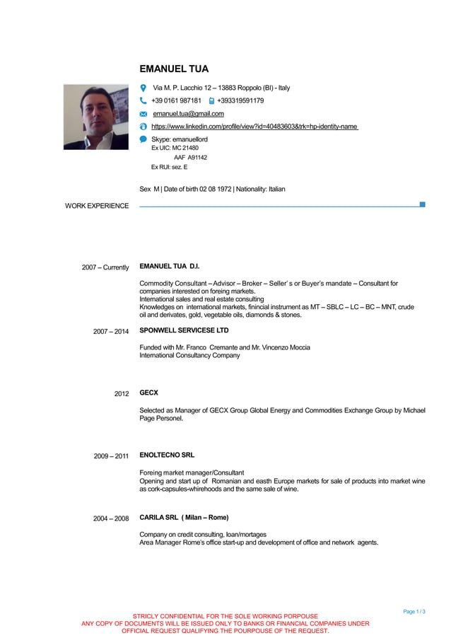 CVEMANUELTUA_ENG | PDF