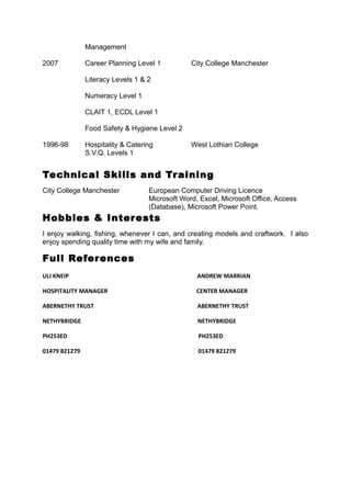 Brian Houston cv | ODT