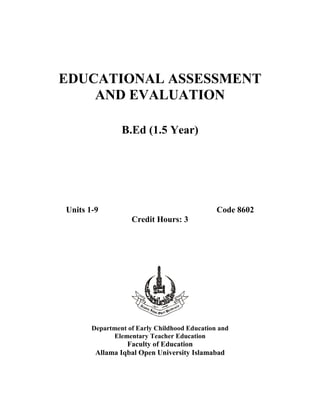8602 Pdf Educational Assessment Education
