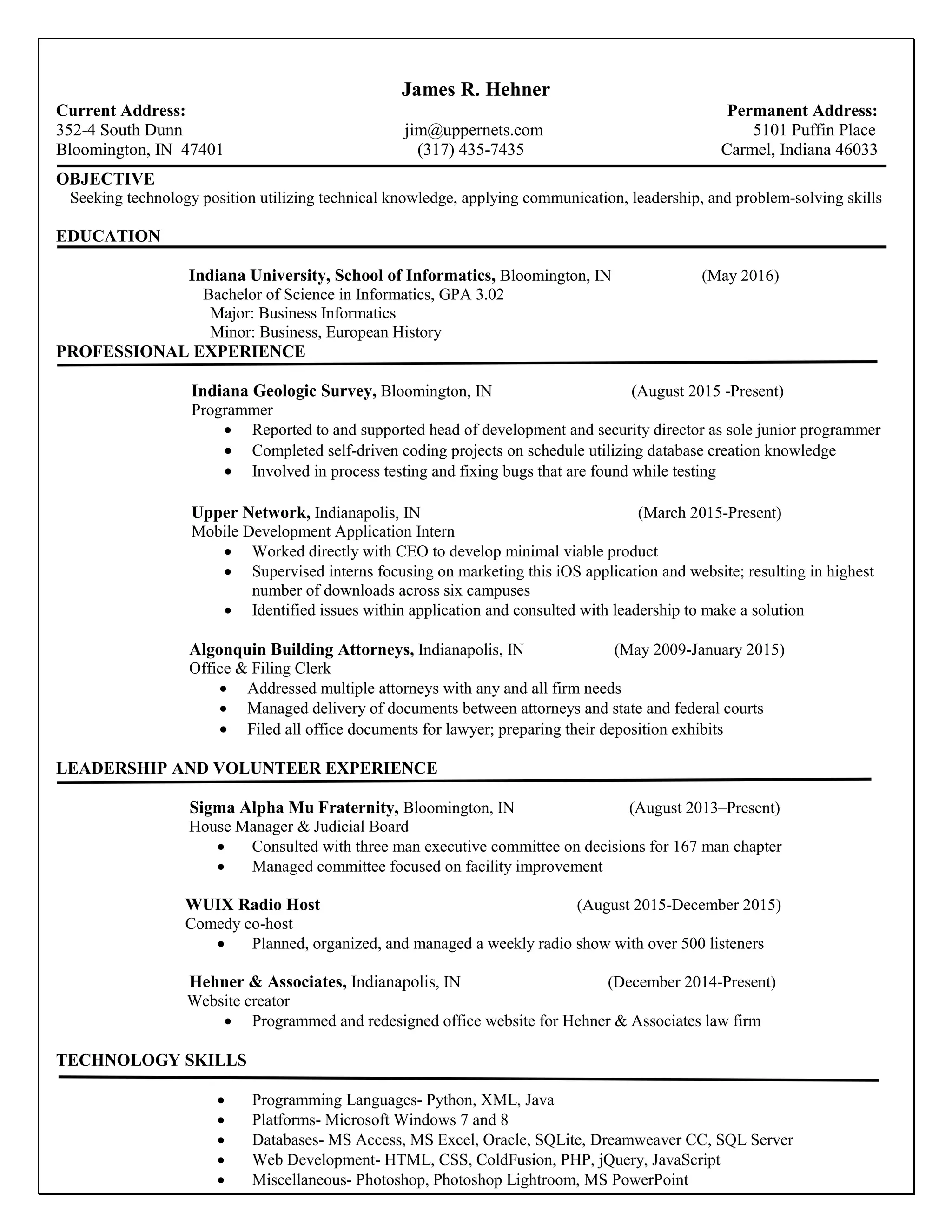 Resume | PDF