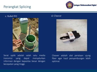 Pengetahuan Dasar Jaringan FTTH / Fiber To The Home | PPTX