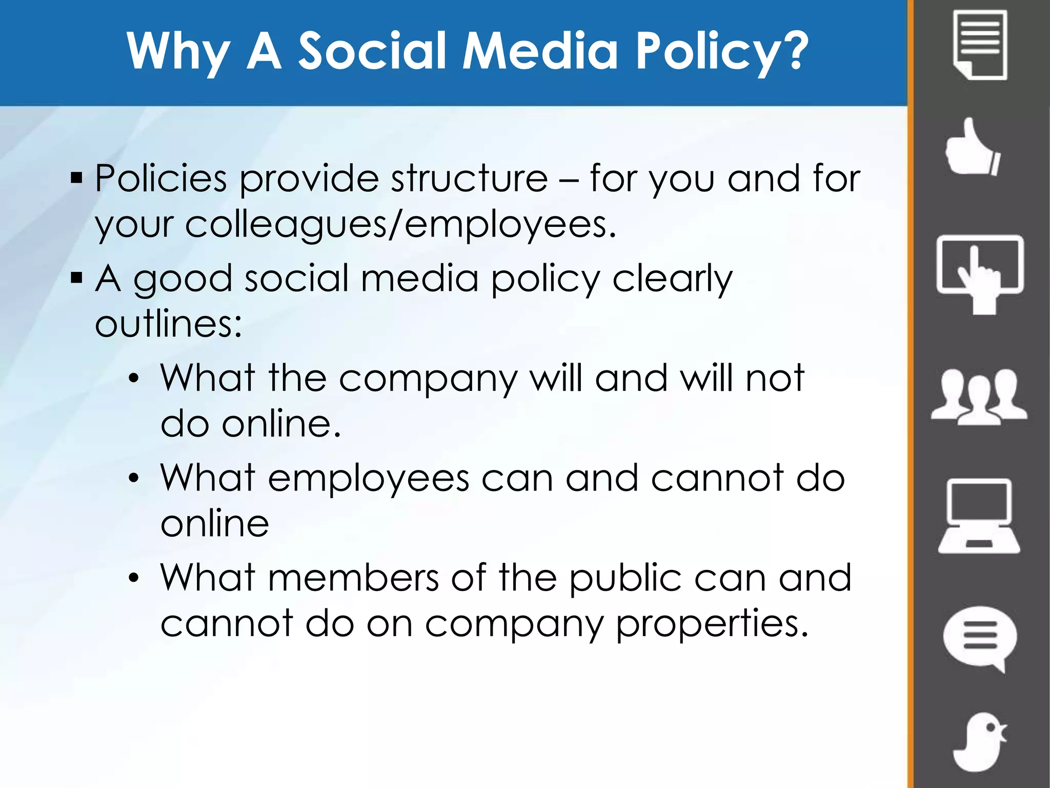 Social Media Policies | PPT