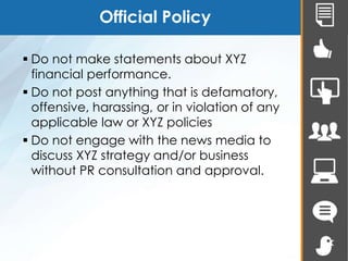 Social Media Policies | PPT