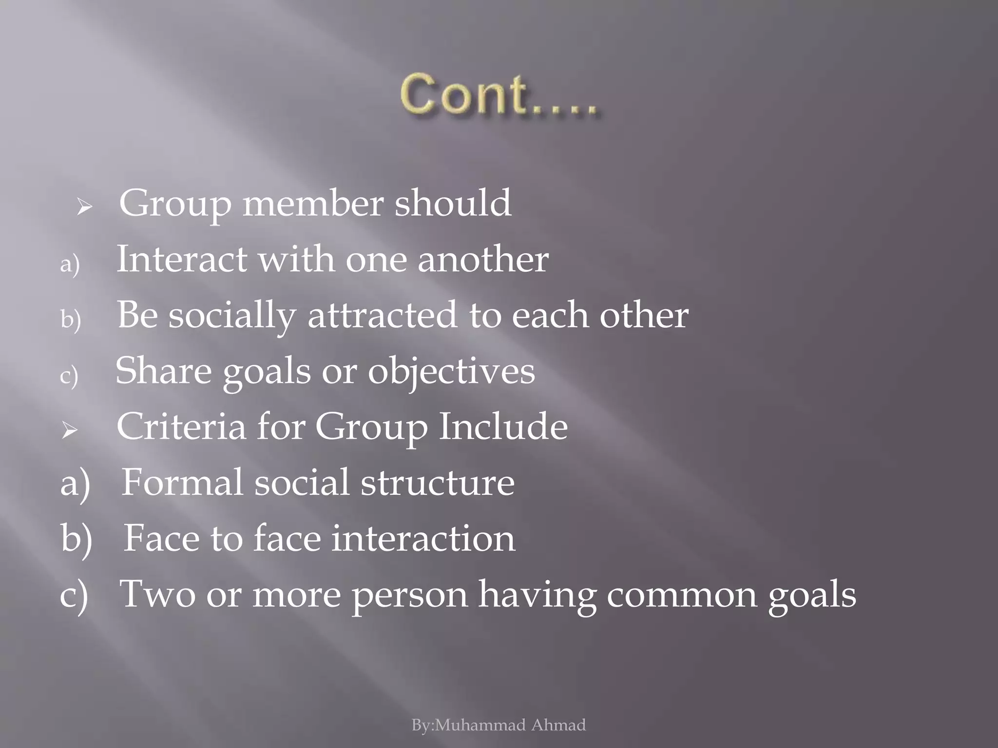 8606 group dynamics | PPTX