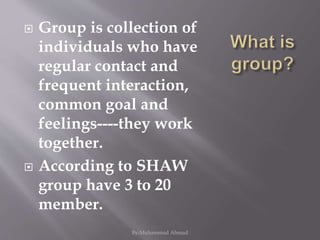 8606 group dynamics | PPTX