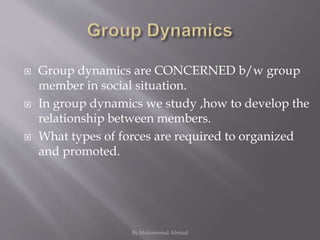 8606 group dynamics | PPTX