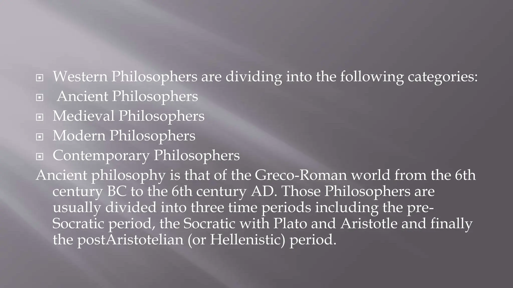 Western philosophers Perspective on Education | PPTX