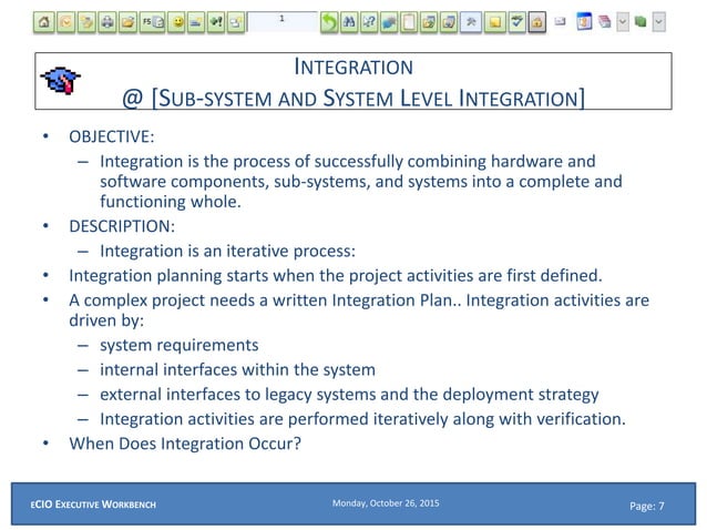eCIO PPT Plan of Action for a Systems Integrations (SAP) Project | PPTX ...