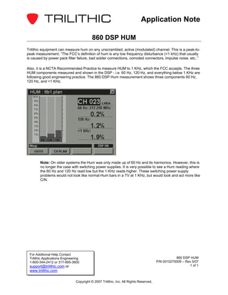 860 dsp hum_appnote | PDF