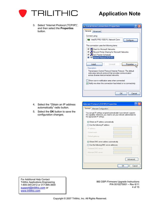 860 dspi firmware_upgrade_instructions_app_note | PDF