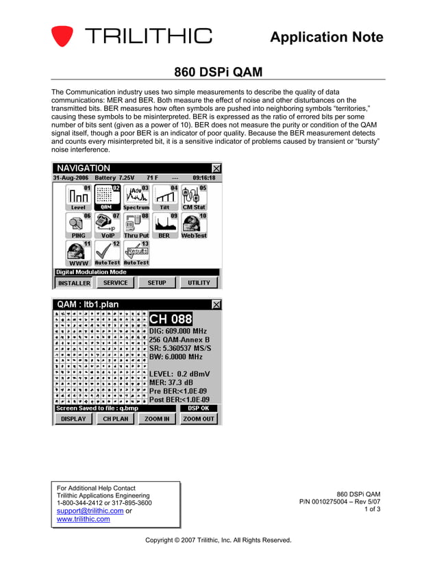 860 dspi qam_appnote | PDF