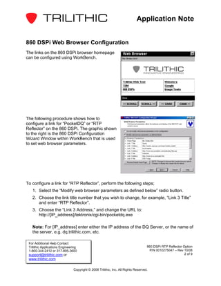 860 dspi rtp_reflector_option_appnote | PDF | Computer Peripherals | Computing
