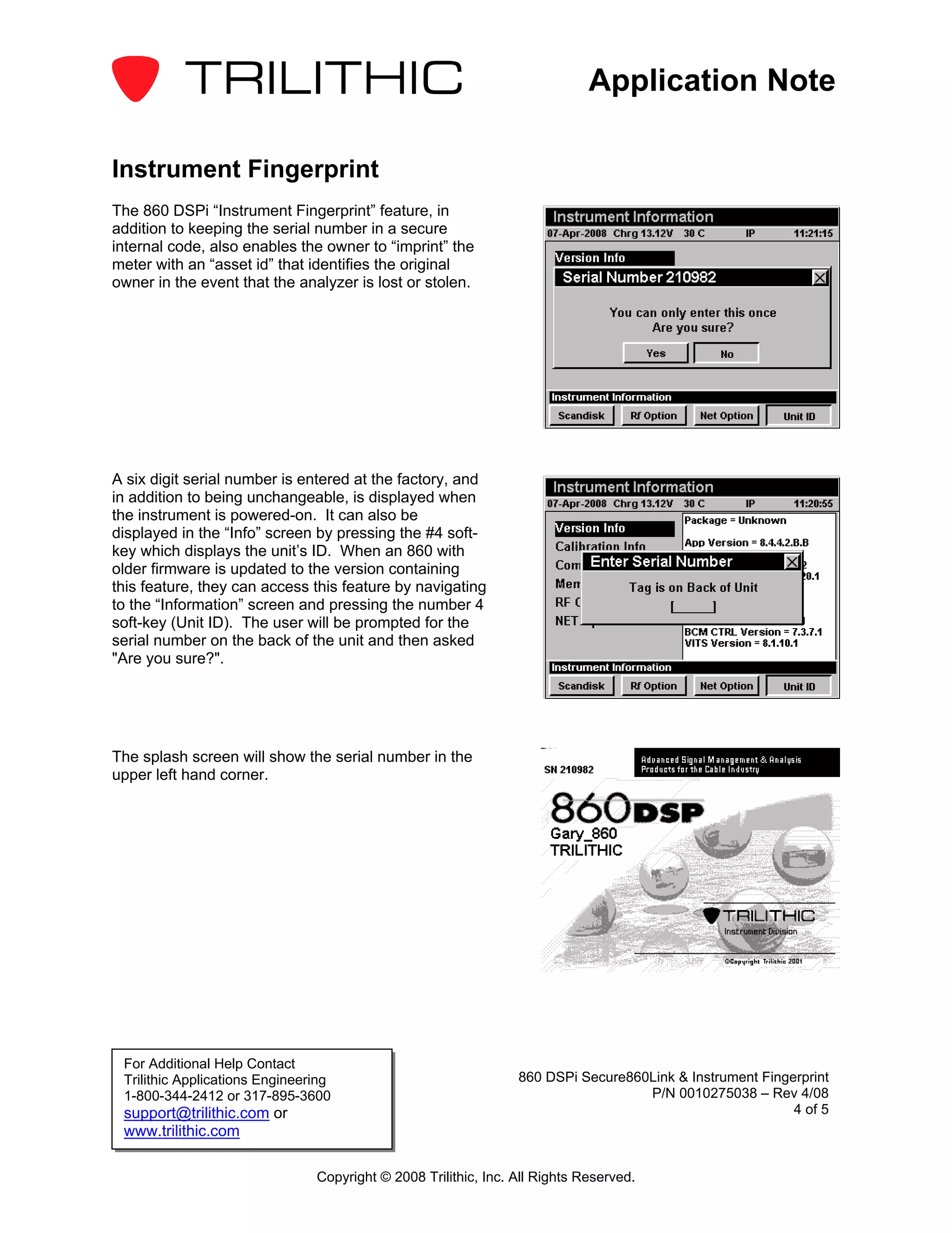 860 dspi secure860link_and_instrument_fingerprint_appnote | PDF | Operating Systems | Computer ...