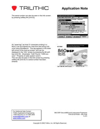 860 dspi secure860link_and_instrument_fingerprint_appnote | PDF ...
