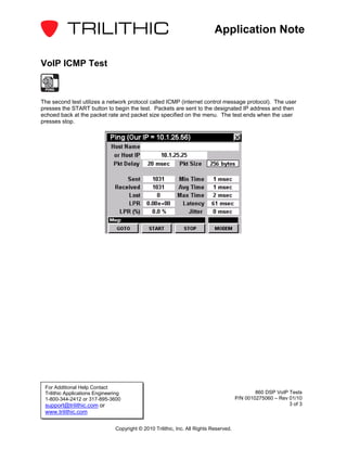860 dspi voip_tests | PDF