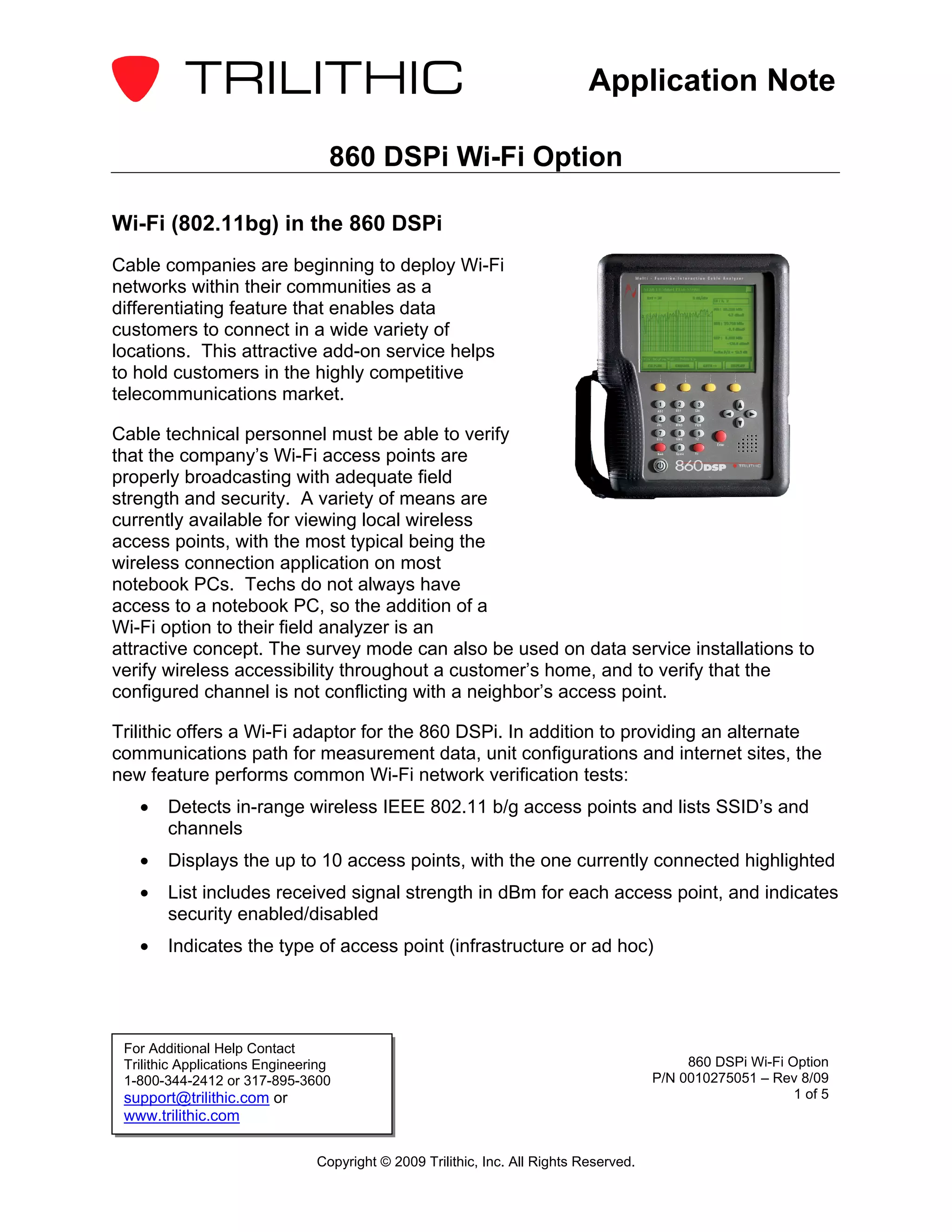 860 dspi wi-fi_option_appnote | PDF | Computer Networking | Computing