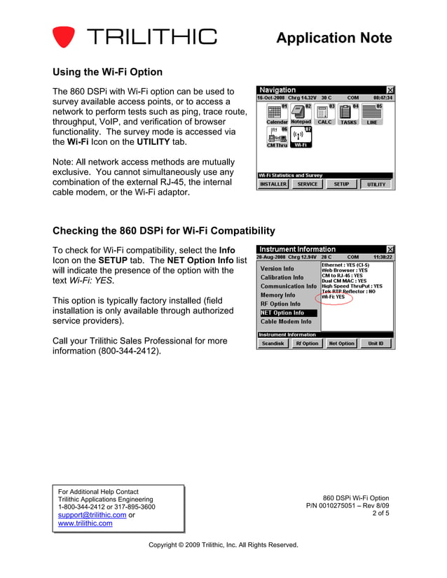 860 dspi wi-fi_option_appnote | PDF | Computer Networking | Computing
